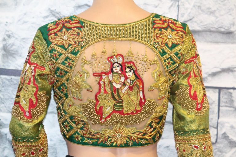 Simple Aari Work Embroidery Blouse Hand Designs Photos And Ideas