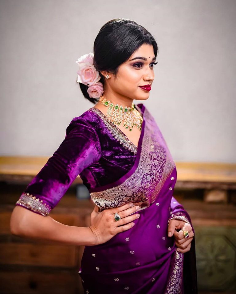 Top 23 Trending Velvet Blouse Designs for Stunning Look