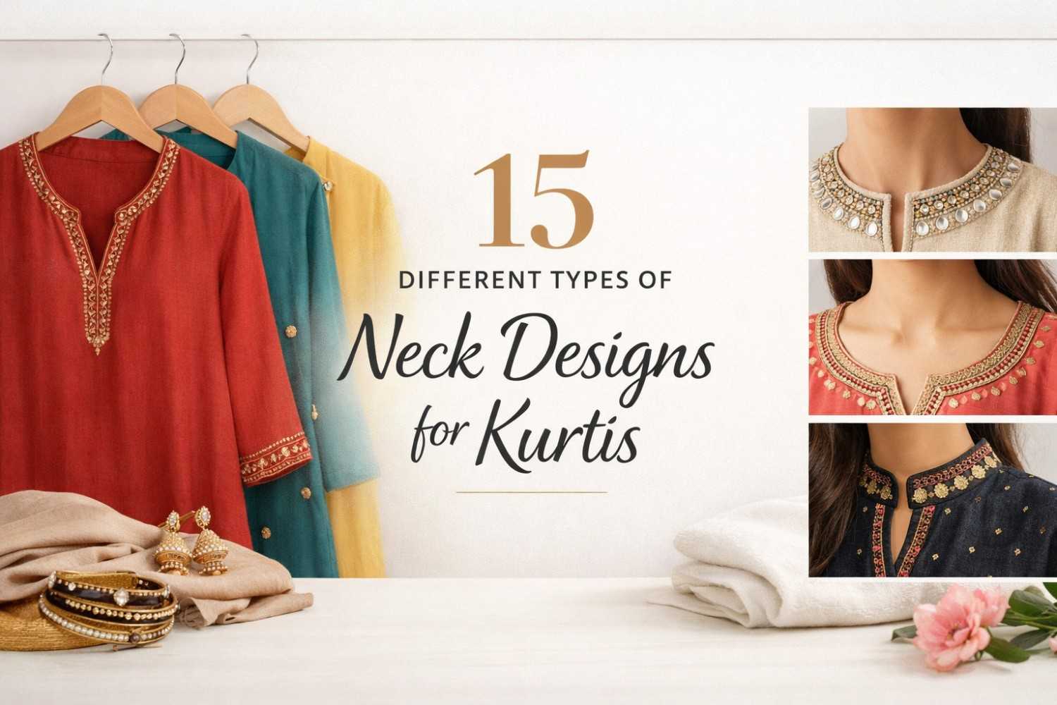 Neck Designs for Kurtis - Latest & Stylish Kurti Neck Patterns